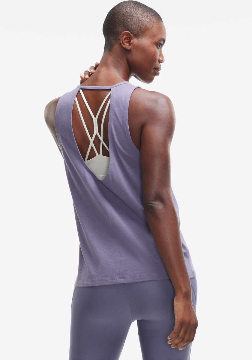 Cotton Keyhole Tank – Peloton Apparel UK