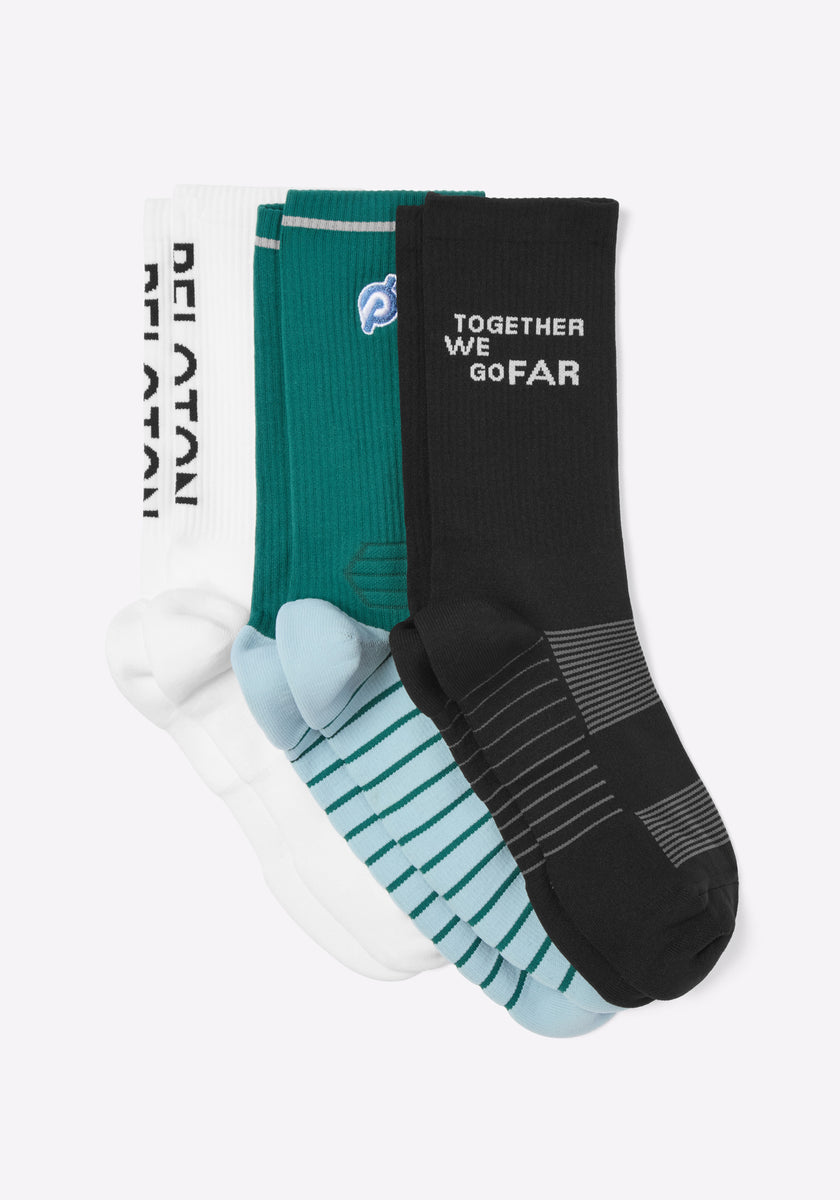 Performance Crew Sock Pack – Peloton Apparel UK