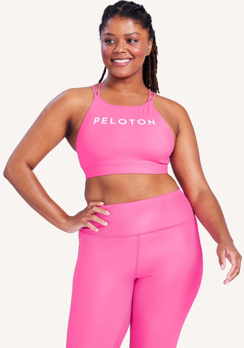 Cadent High Neck Cire Strappy Elevate Bra – Peloton Apparel UK