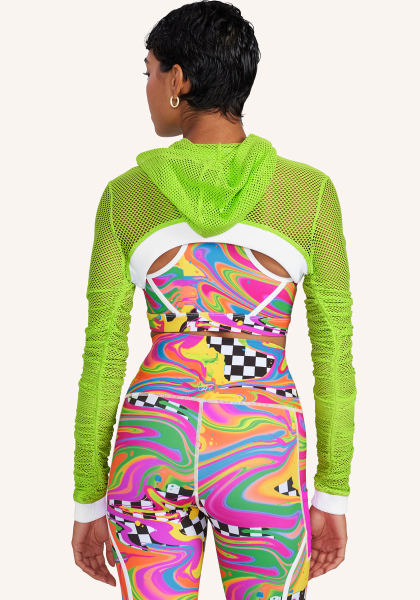 Brittany Allen x Peloton Mesh Micro Mini Top – Peloton Apparel UK